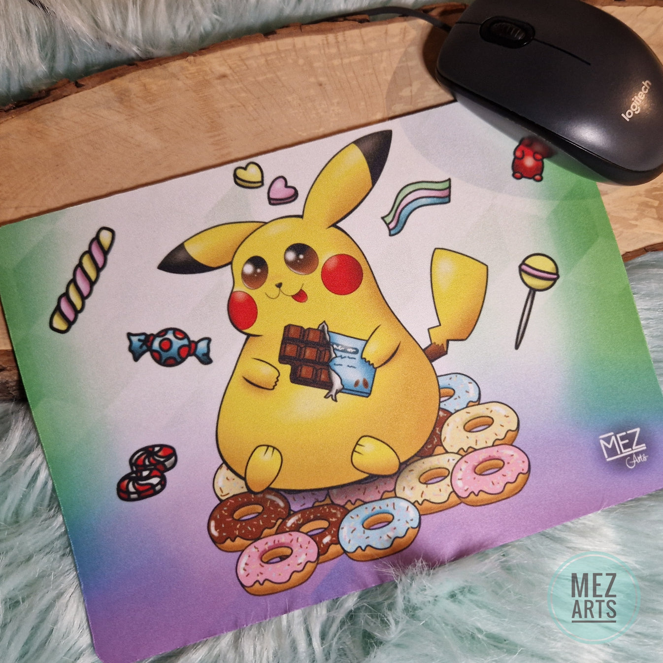 Chunkachu | Mousepad – MEZ Arts